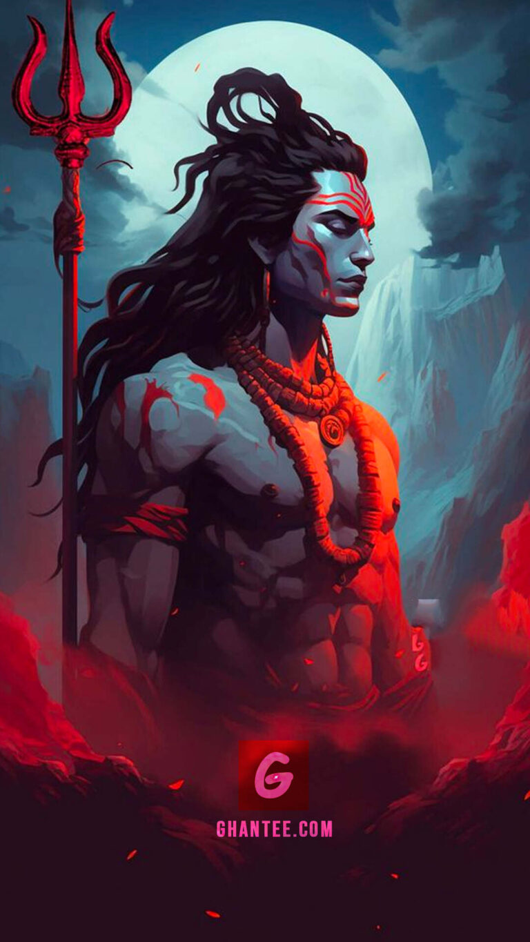 red mahadev wallpaper - House of Ghantee
