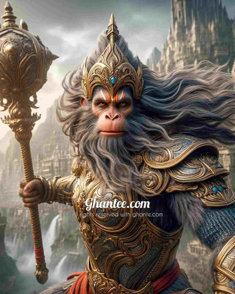 lord hanuman my rakshak HD image - House of Ghantee
