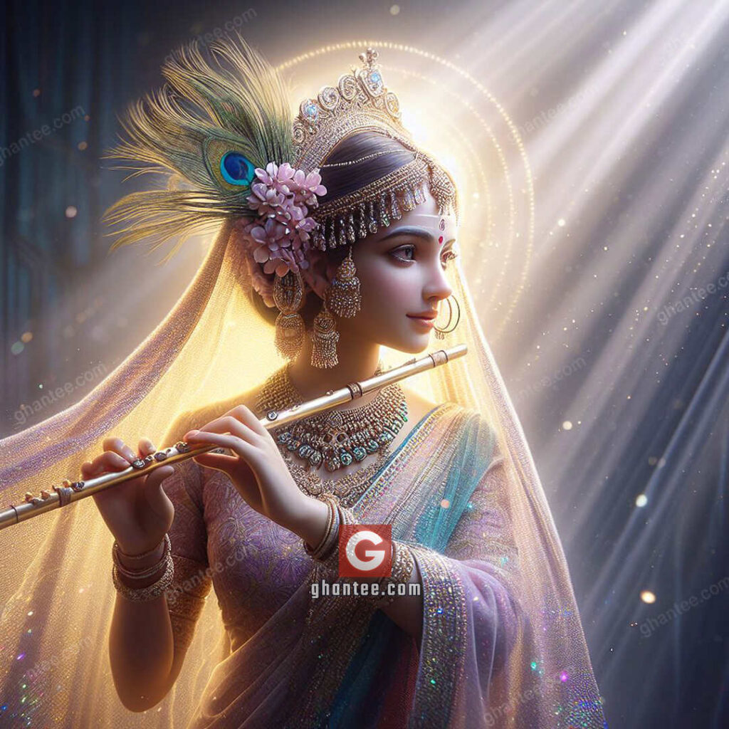 Mesmerising Radha Rani Wallpaper Ghantee