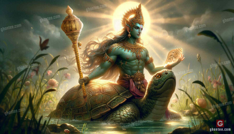 vishnu kurma avatar desktop wallpaper - House of Ghantee