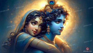 Enhance Your Space with Krishna Radha HD Wallpaper in 4K - House of Ghantee