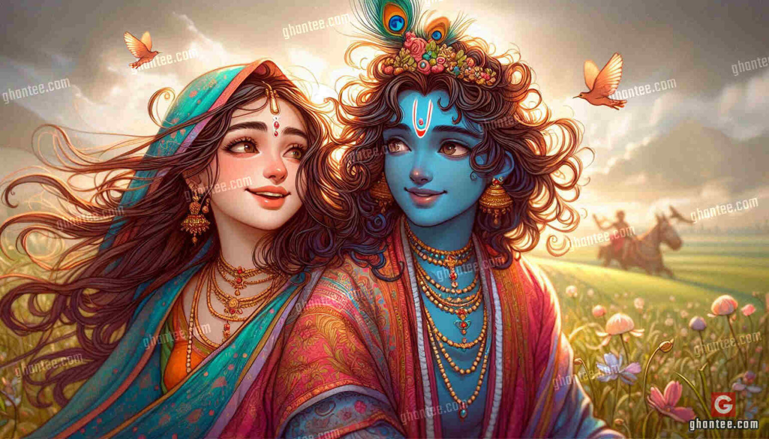 radha krishna cutest wallpaper for pc - House of Ghantee