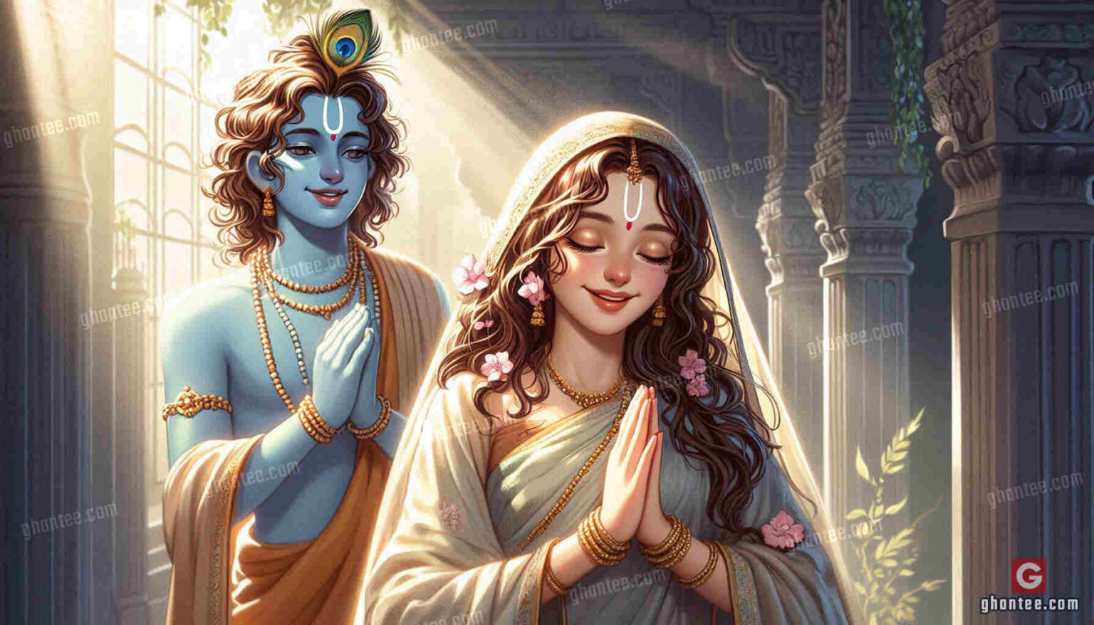 radha krishna desktop wallpaper sep 24 - House of Ghantee