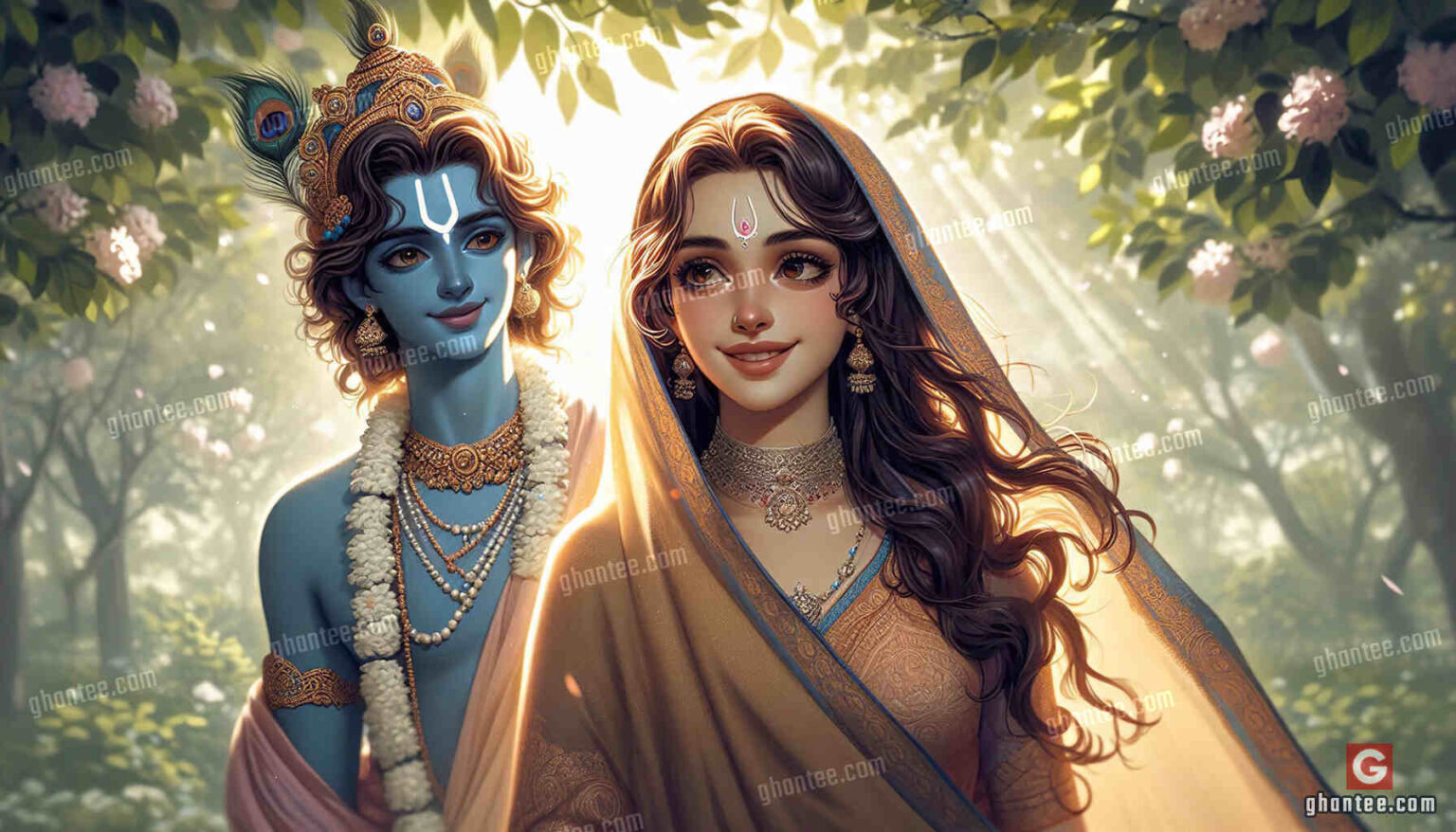 god krishna radha wallpaper 4k - House of Ghantee