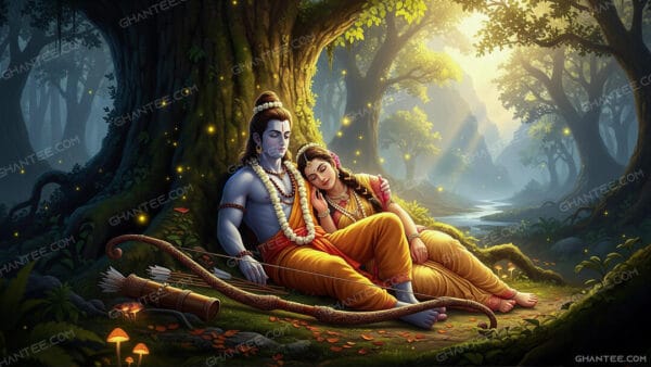 SitaRam Wallpaper – HD Divine Couple Lord Rama & Goddess Sita ...