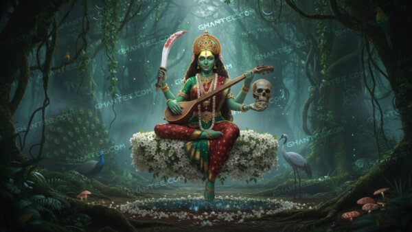 8k Maa Matangi super HD image wallpaper - House of Ghantee
